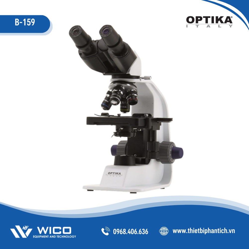 Kính Hiển Vi Sinh Học 2 Mắt Hãng Optika B-159